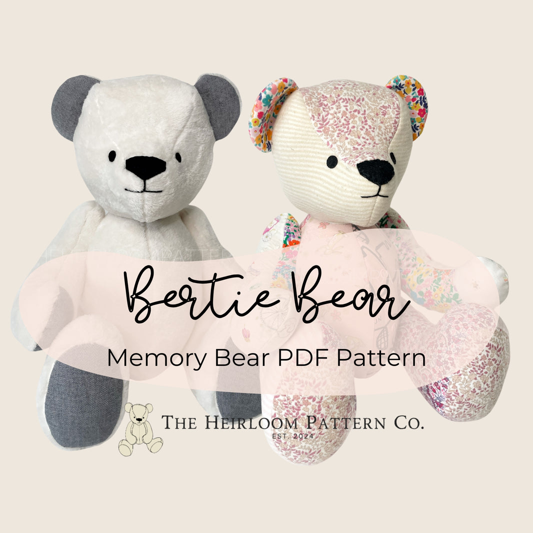 The Heirloom Pattern Co. | Memory Bear Sewing Patterns & Kits
