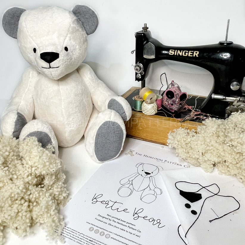 Bertie Memory Bear Kit – The Heirloom Pattern Co.