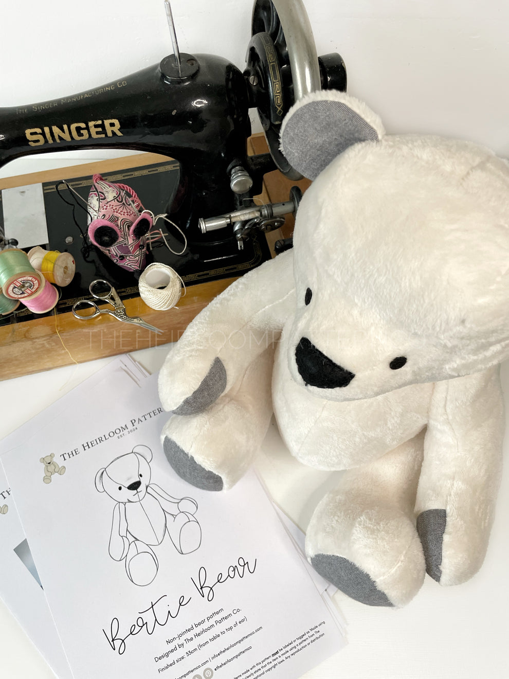 Bertie Memory Bear Kit – The Heirloom Pattern Co.