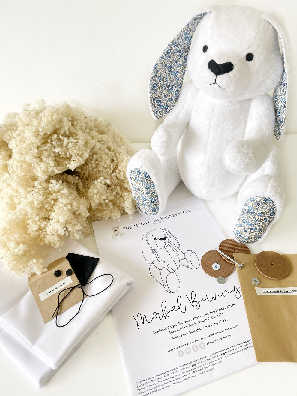 Mabel Memory Bunny Kit – The Heirloom Pattern Co.