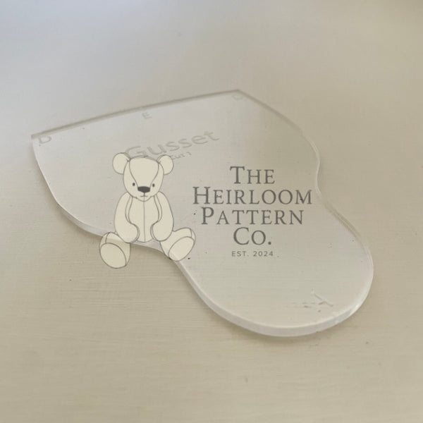 Acrylic Memory Bear Pattern Template – The Heirloom Pattern Co.